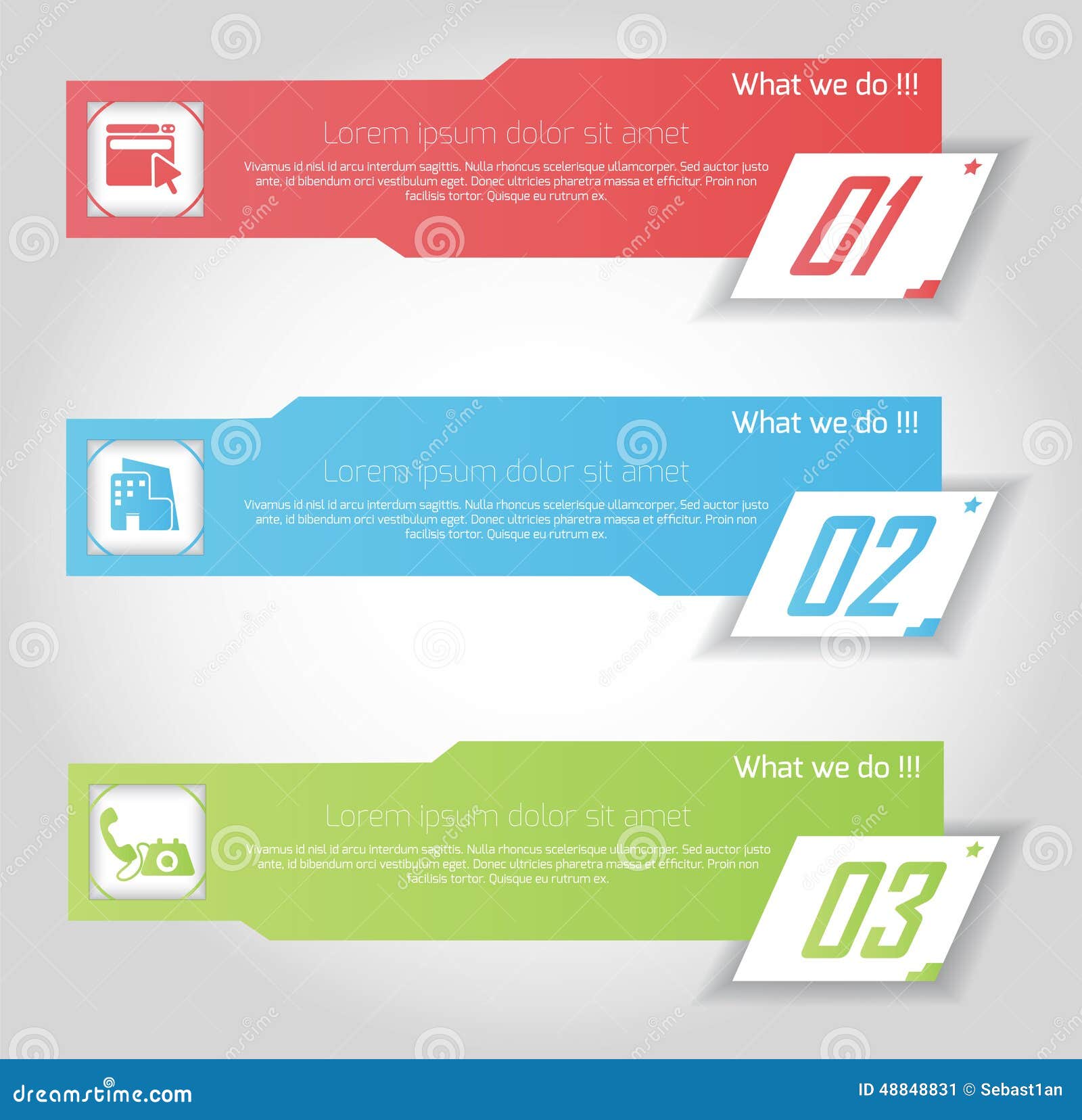 Modern Button stock vector. Illustration of download - 48848831