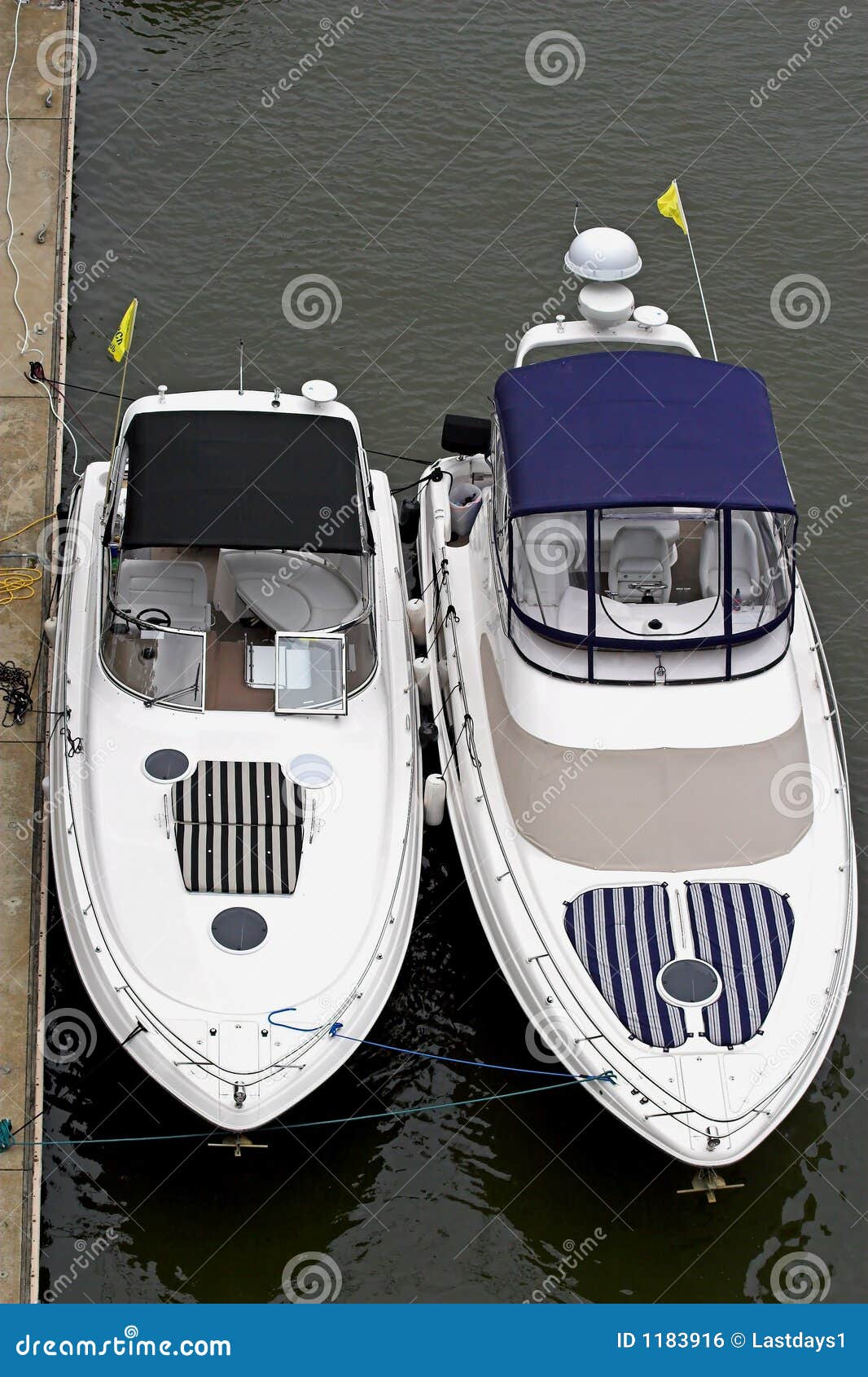 Modern cabin cruisers stock photo. Image of transportation - 1183916