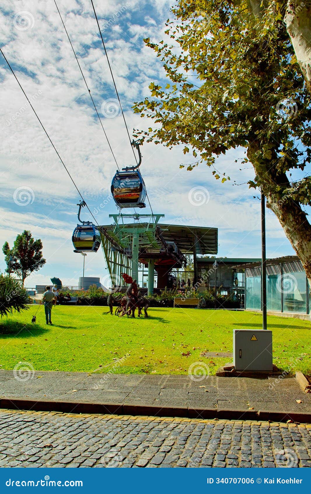 Modern Cable Car in Funchal Editorial Photo - Image of landmark ...