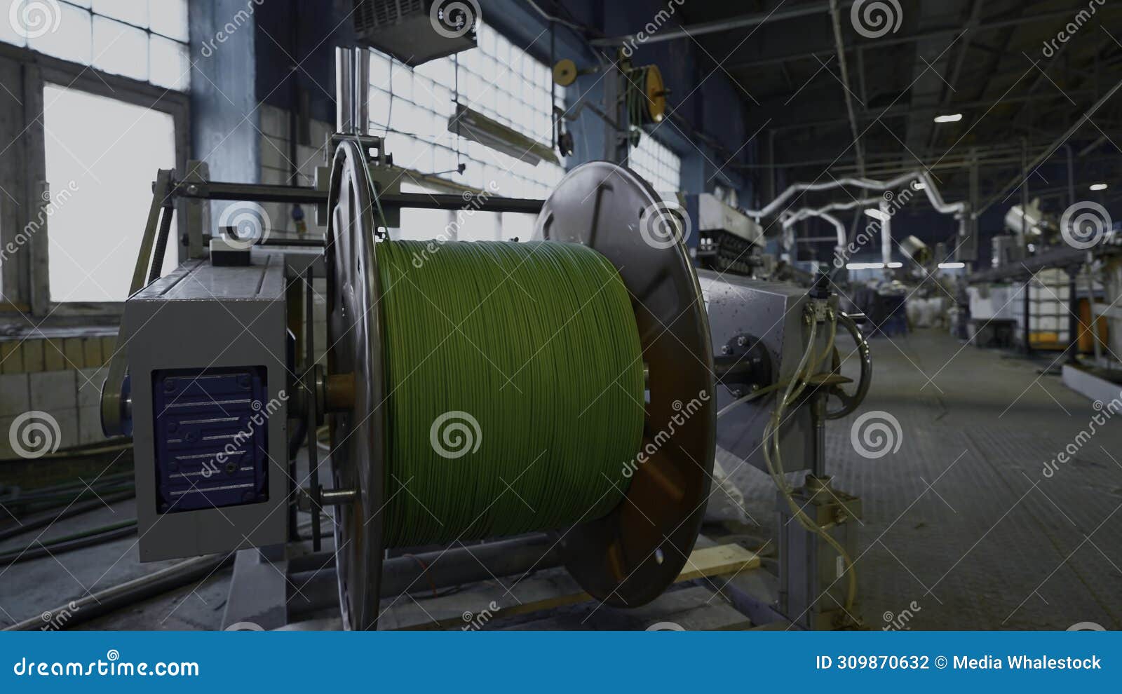 Modern Cable Manufacturing, Cable Factory. Creative. Electric Cable ...