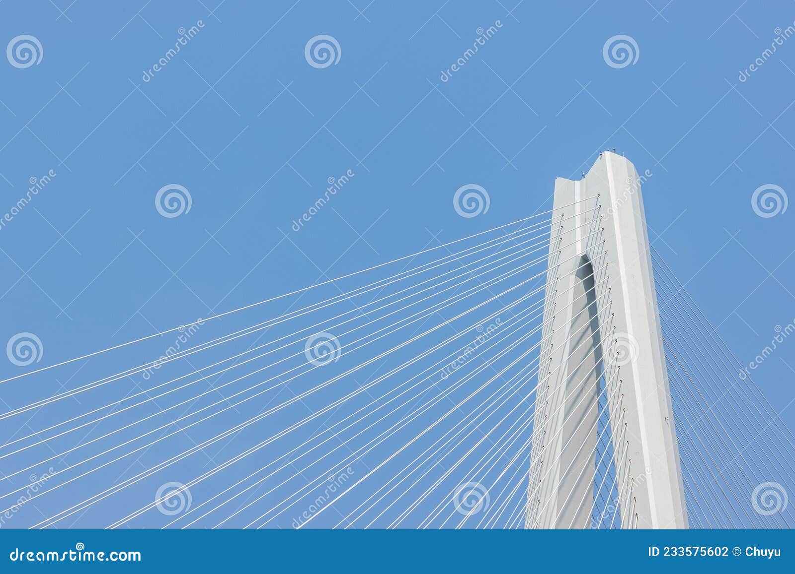 Modern Cable-stayed Bridge Background Stock Photo - Image of design ...