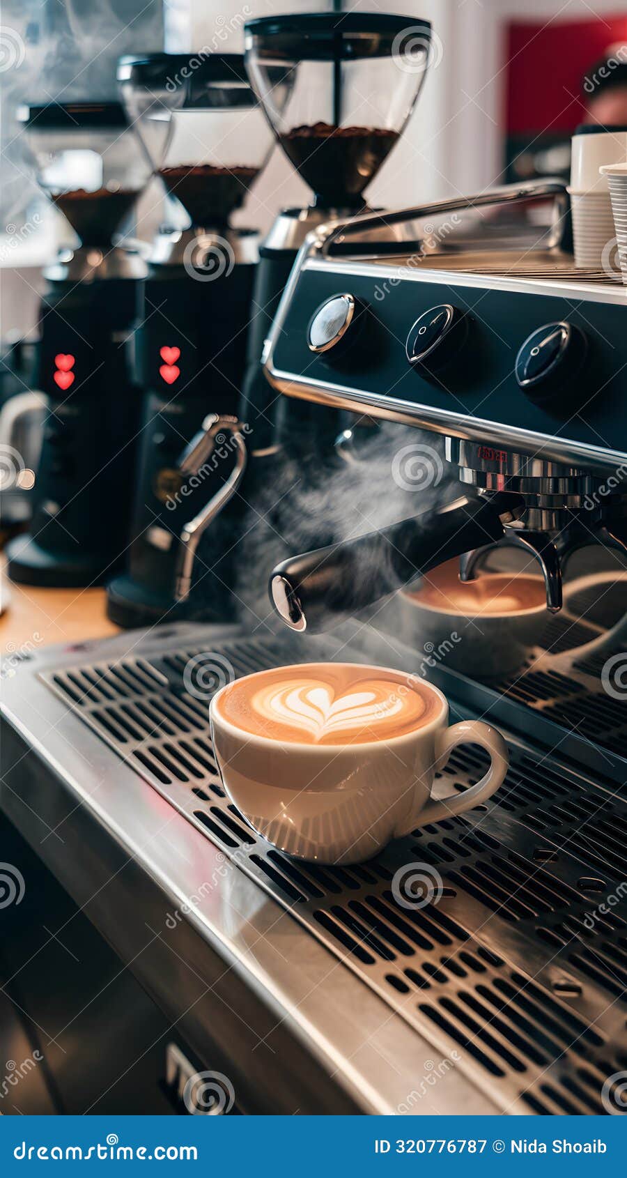 Modern Cafe with Precise Focus on Aesthetics, Serving Beautifully ...