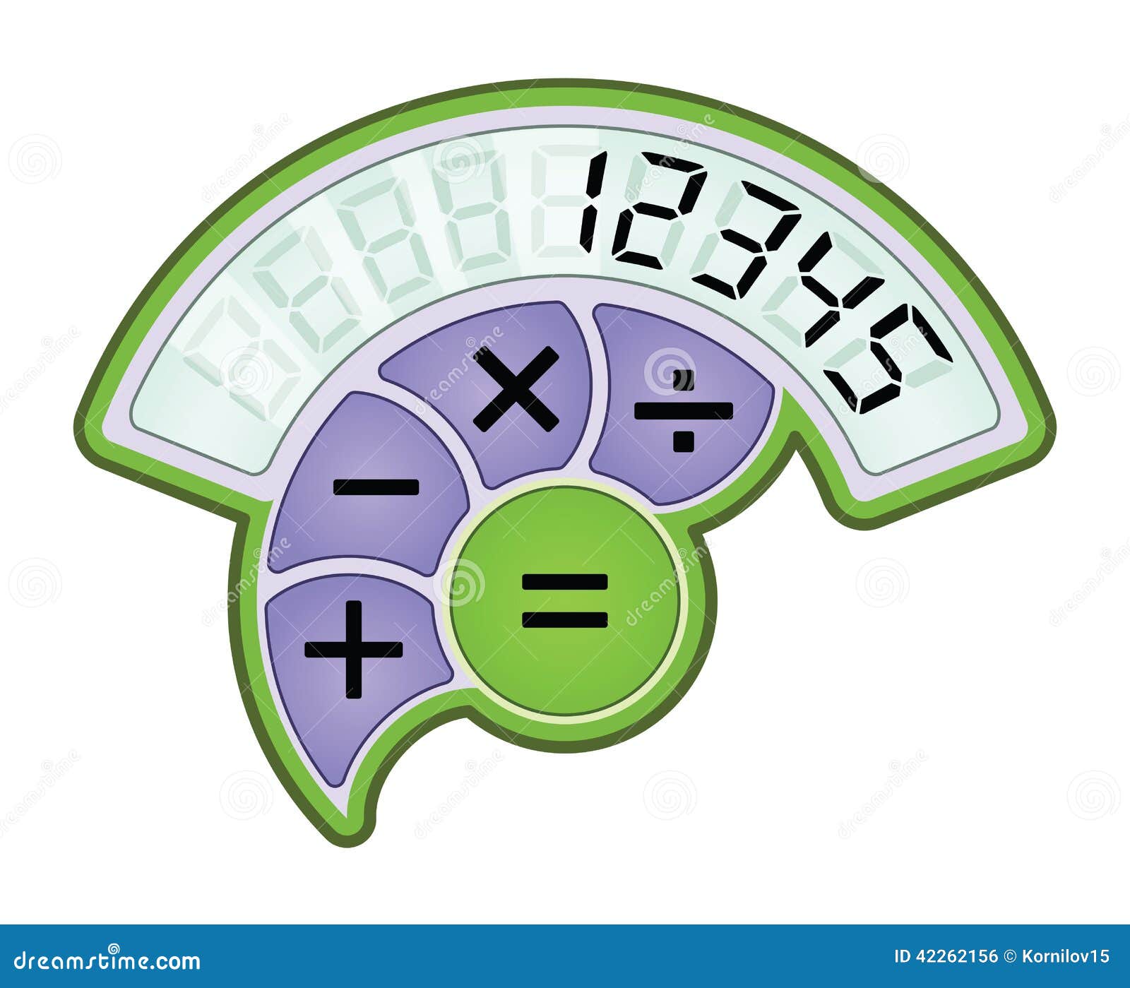 Modern calculator icon stock vector. Illustration of equipment - 42262156
