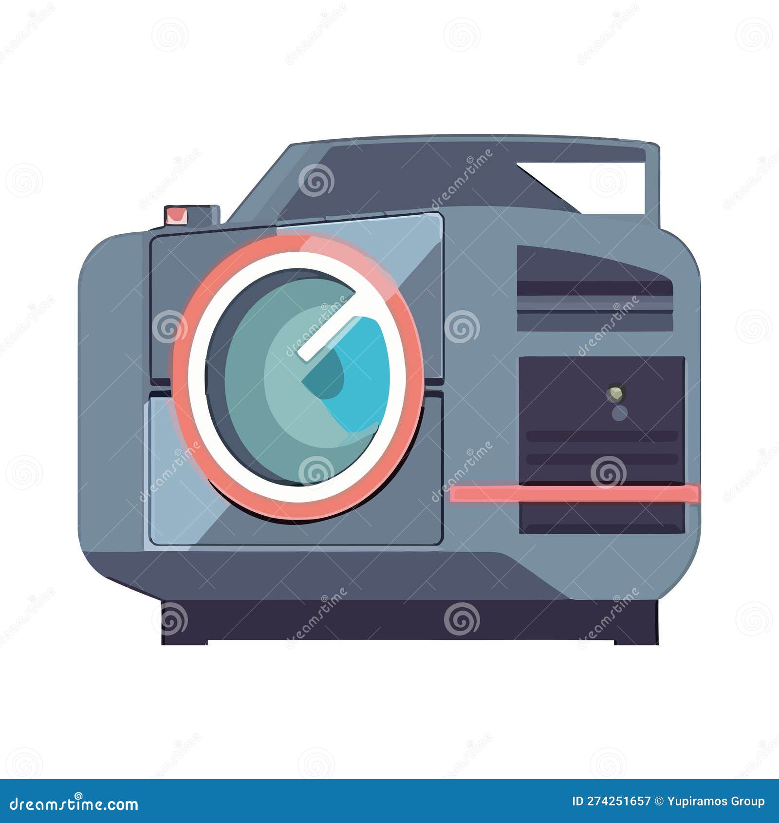 Modern camera equipment stock vector. Illustration of flash - 274251657