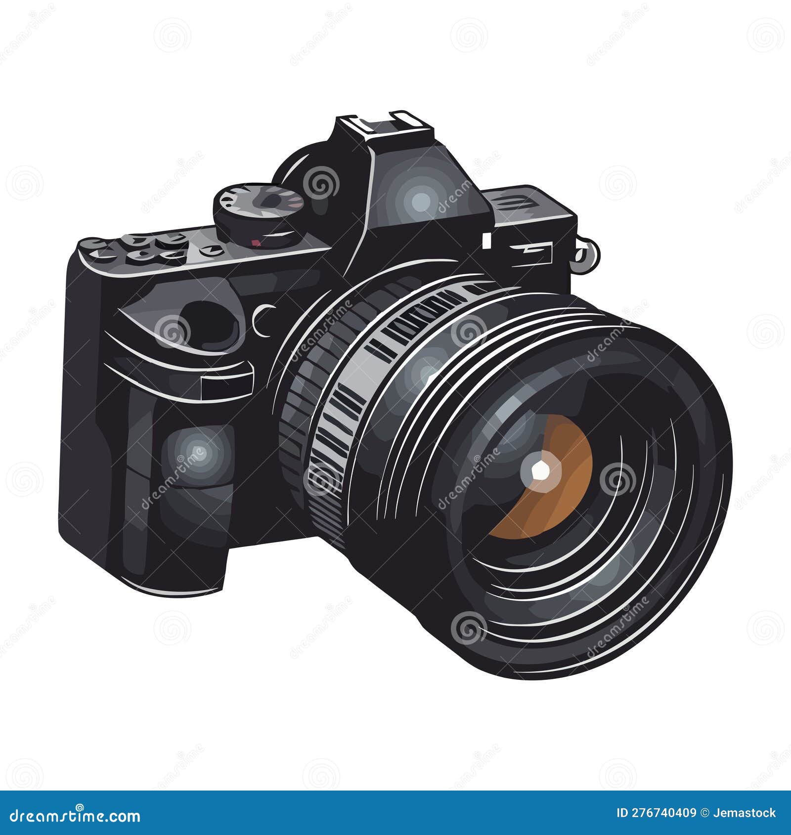 Modern camera technology stock vector. Illustration of shutter - 276740409