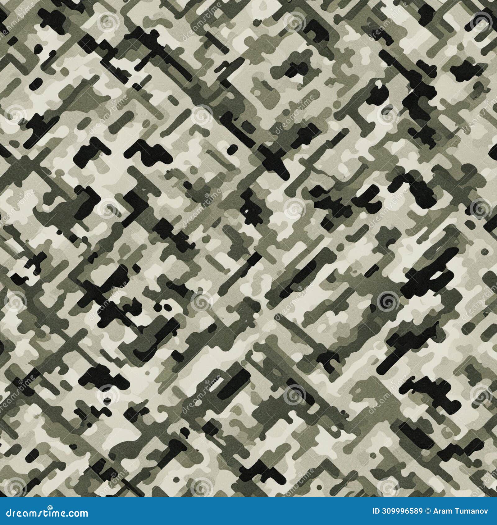 Modern Camouflage Digital Camo Pattern Textile Background Stock ...