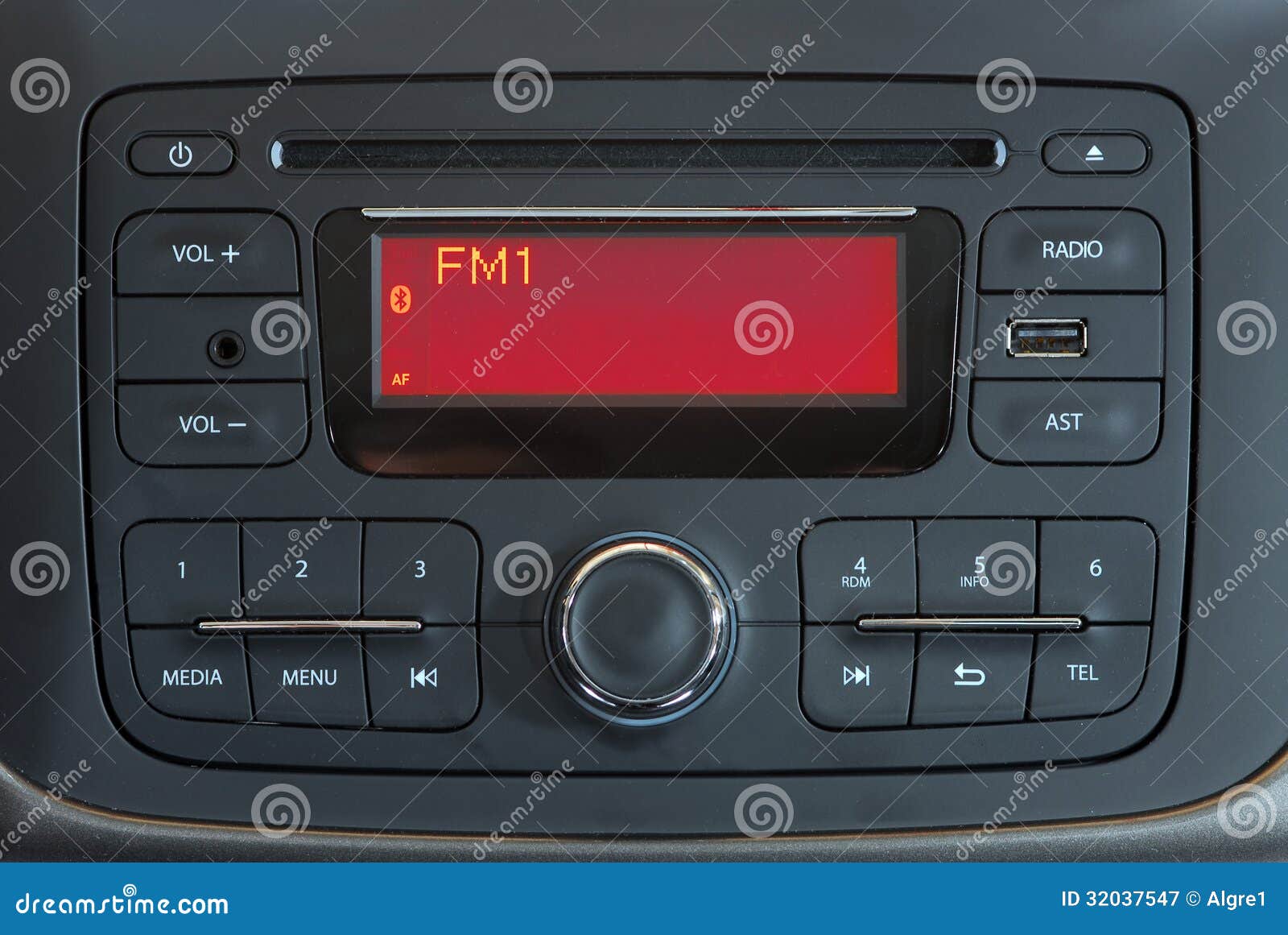 Modern car audio system stock image. Image of inside - 32037547