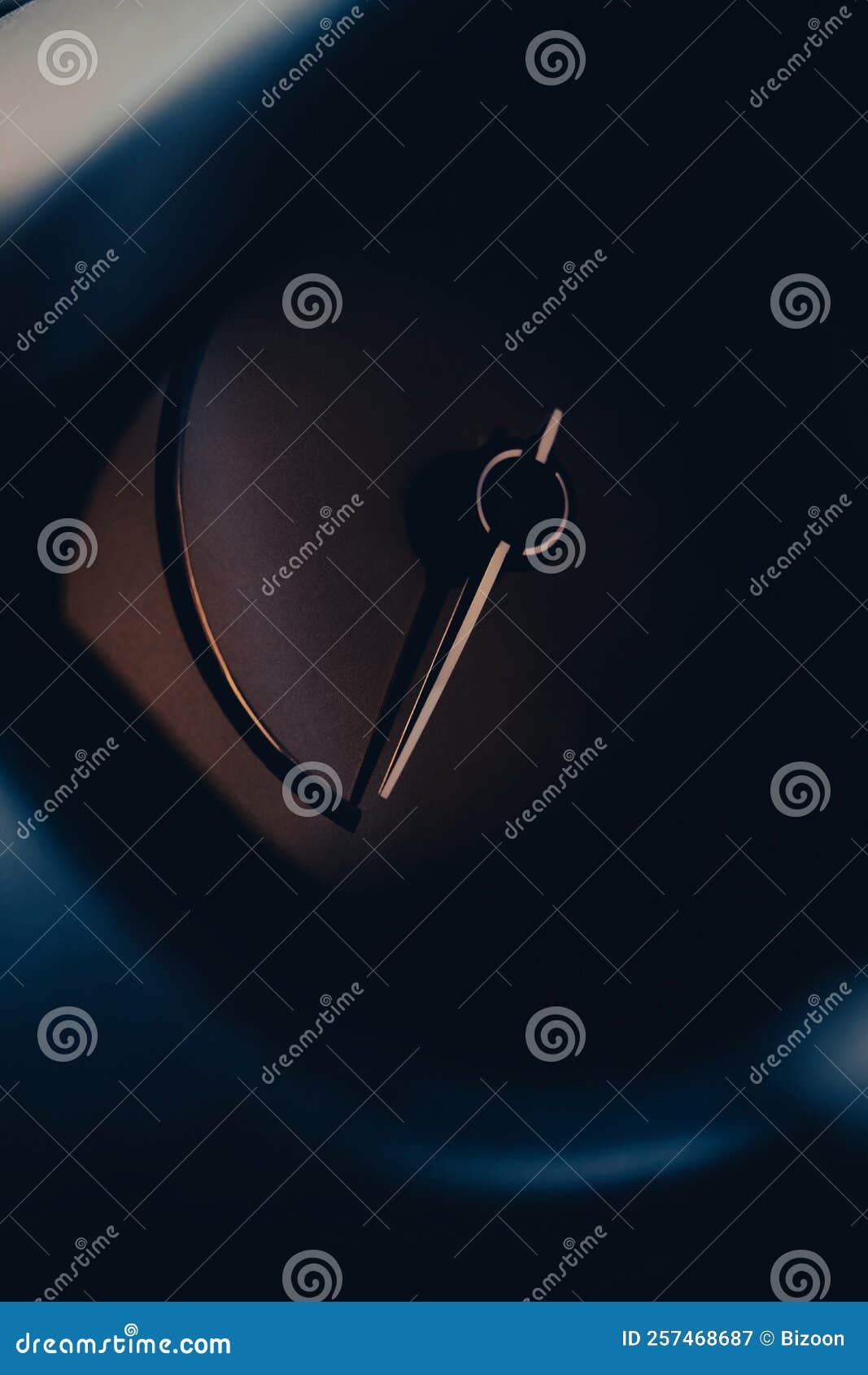 Modern Car Blank Black Speedometer Stock Image - Image of fast ...