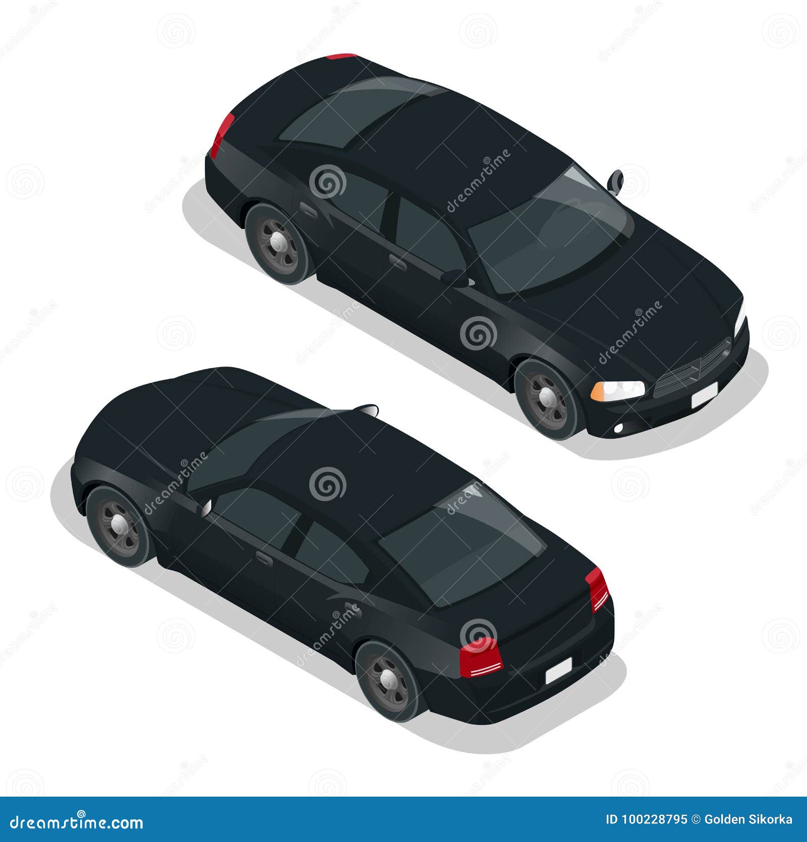 Modern Car. Car Icons. Flat 3d Isometric Vector Illustration Car Icon ... Modern Car. Car Icons. Flat 3d Isometric Vector Illustration Car Icon ...