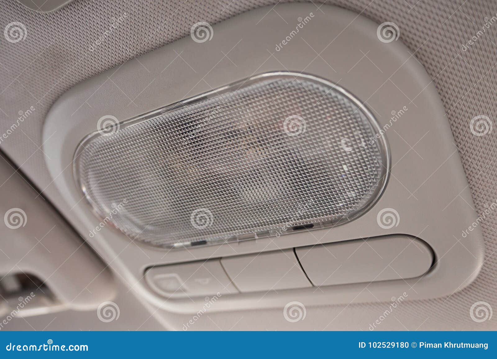 Car ceiling lamp stock photo. Image of auto, ceiling - 102529180