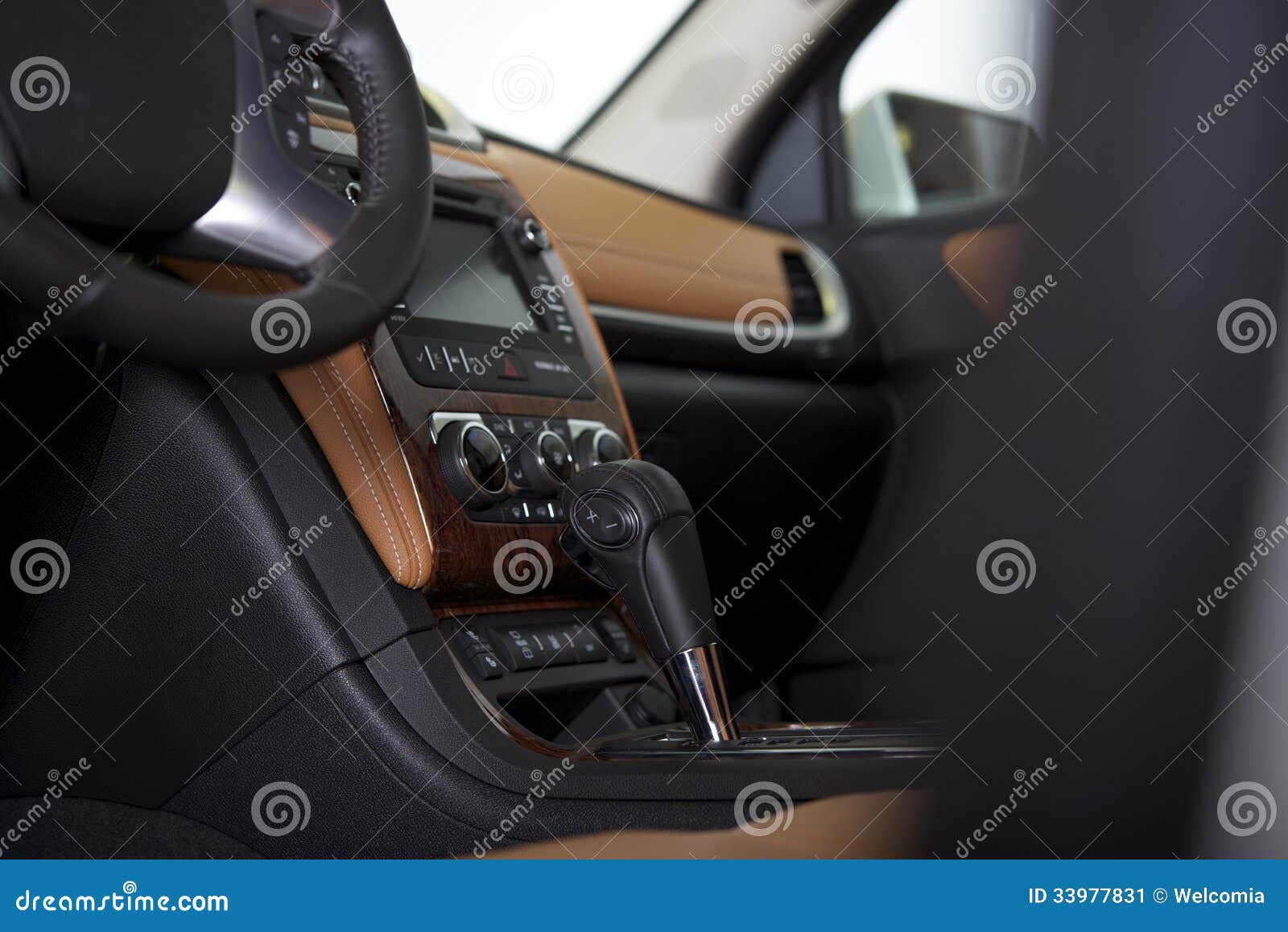Modern Car Cockpit Interior Stock Image - Image of interior, dash: 33977831