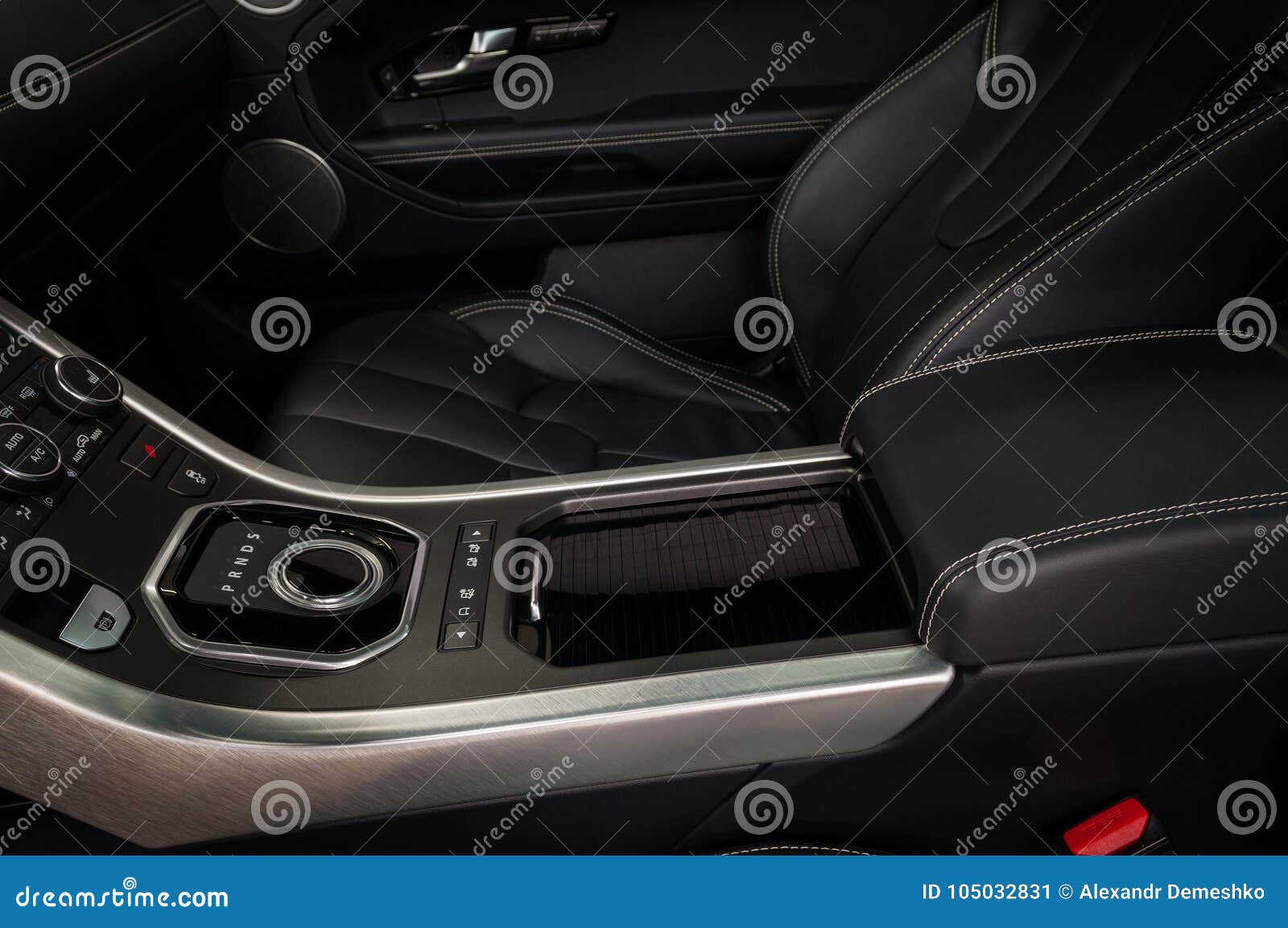 Modern car control panel. stock image. Image of passenger - 105032831