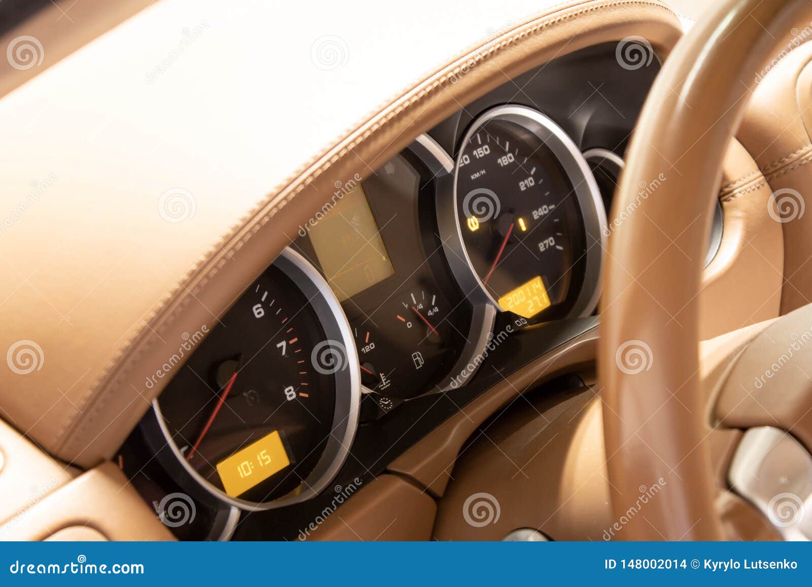 Modern car dashboard stock photo. Image of steering - 148002014