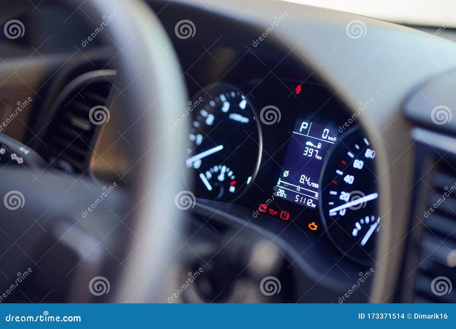 Modern car dashboard stock photo. Image of inside, closeup - 173371514