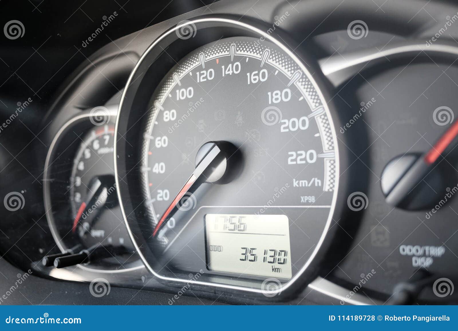Modern car dashboard stock photo. Image of steering - 114189728