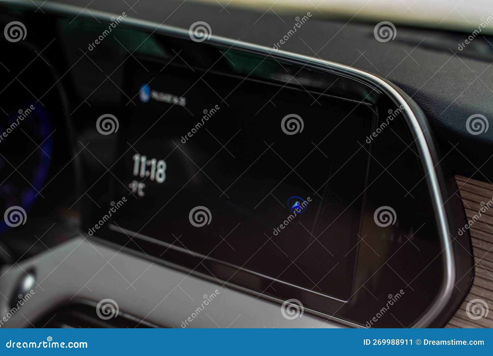 Modern car dashboard. stock image. Image of drive, panel - 269988911
