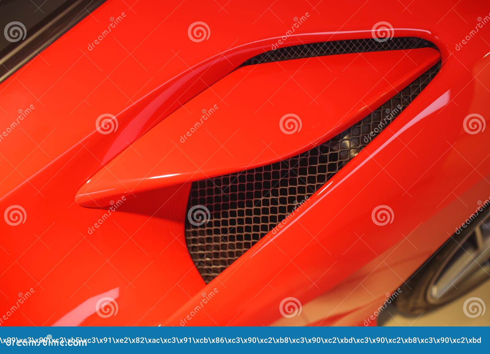 Modern Car Design. Close-up. Bending Lines Avto. Stock Photo - Image of ...