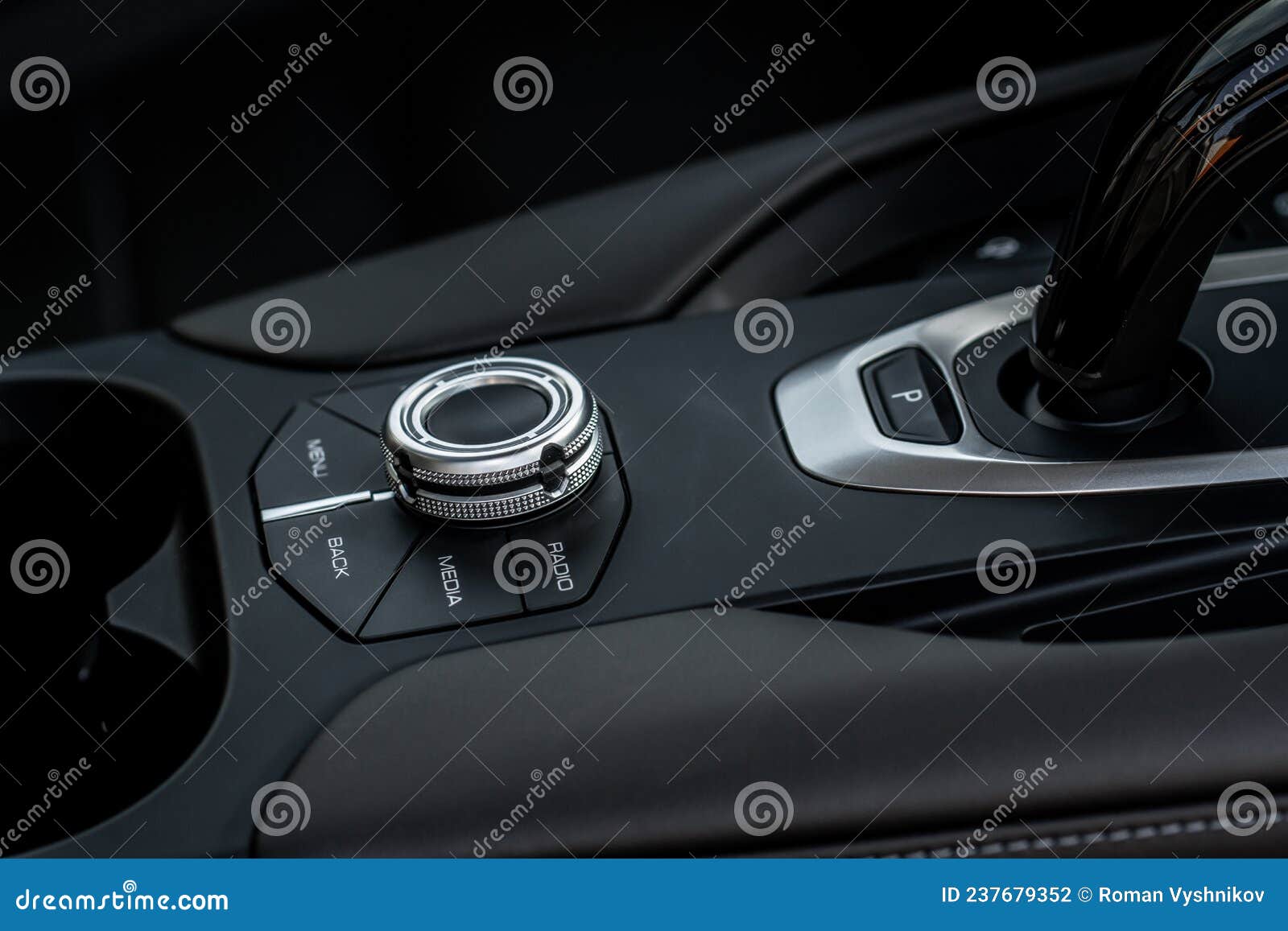 Modern Car Drive Mode Selector. Stock Photo - Image of control, detail ...