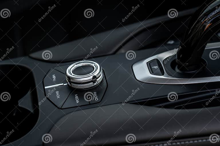 Modern Car Drive Mode Selector. Stock Photo - Image of control, detail ...