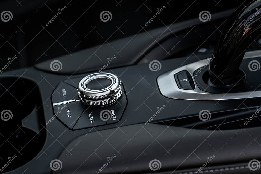 Modern Car Drive Mode Selector. Stock Photo - Image of control, detail ...