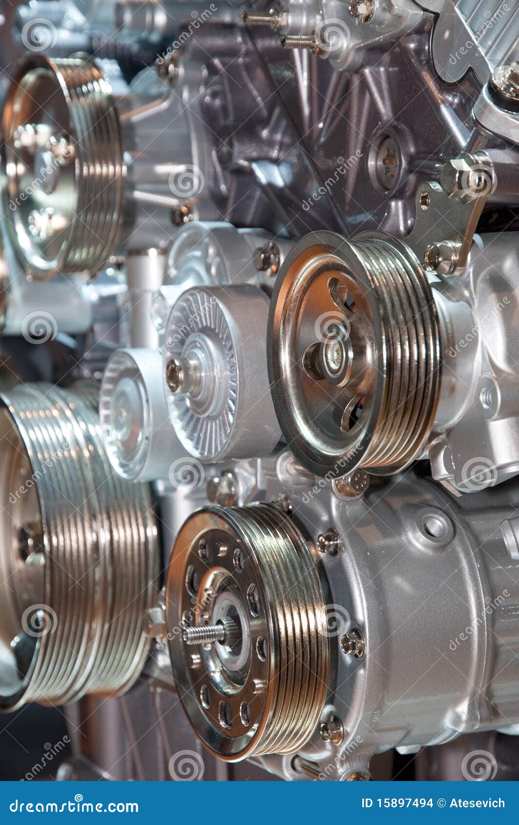 Modern Car Engine stock photo. Image of machine, science - 15897494