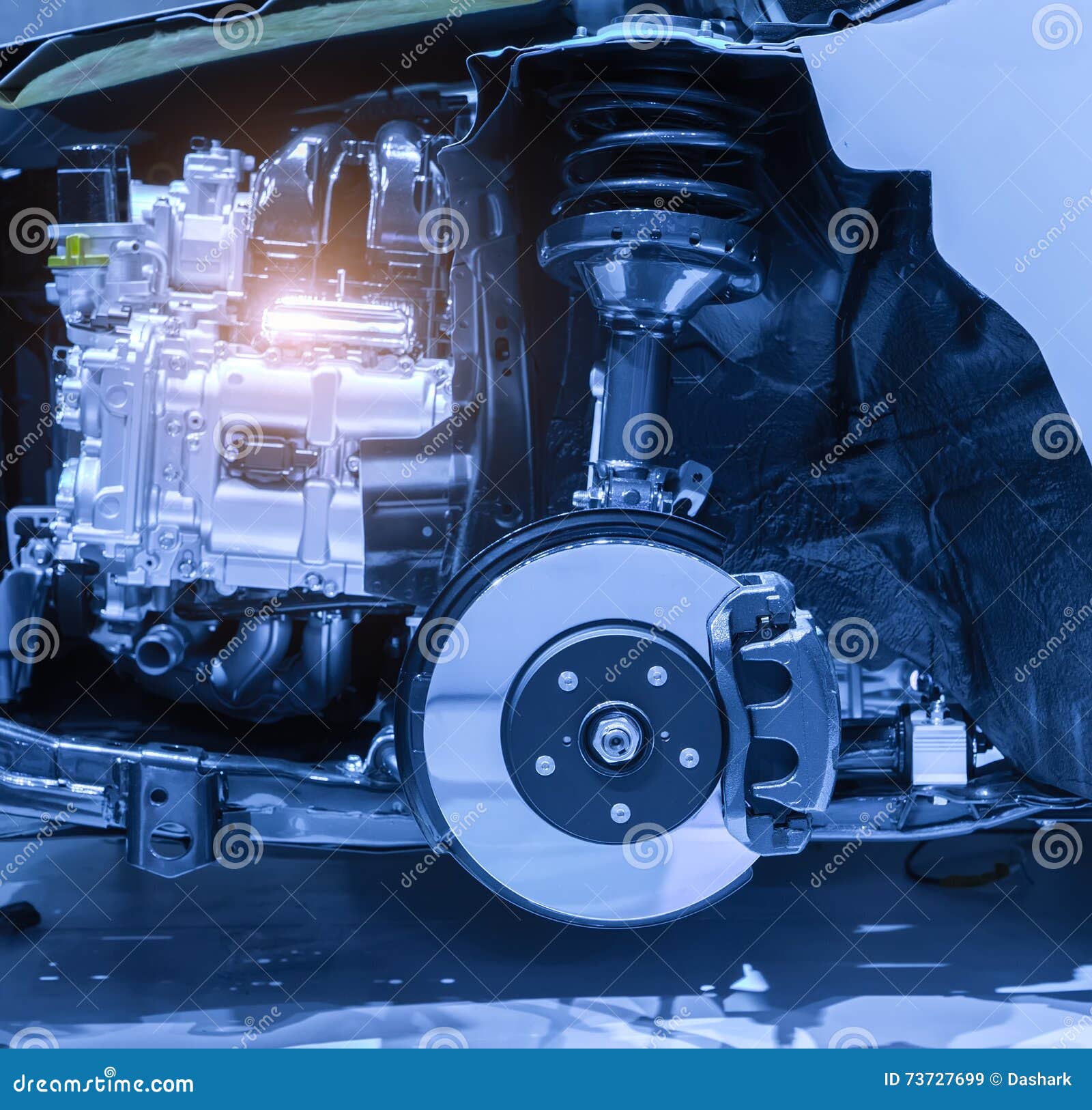Modern car engine stock image. Image of concepts, display - 73727699