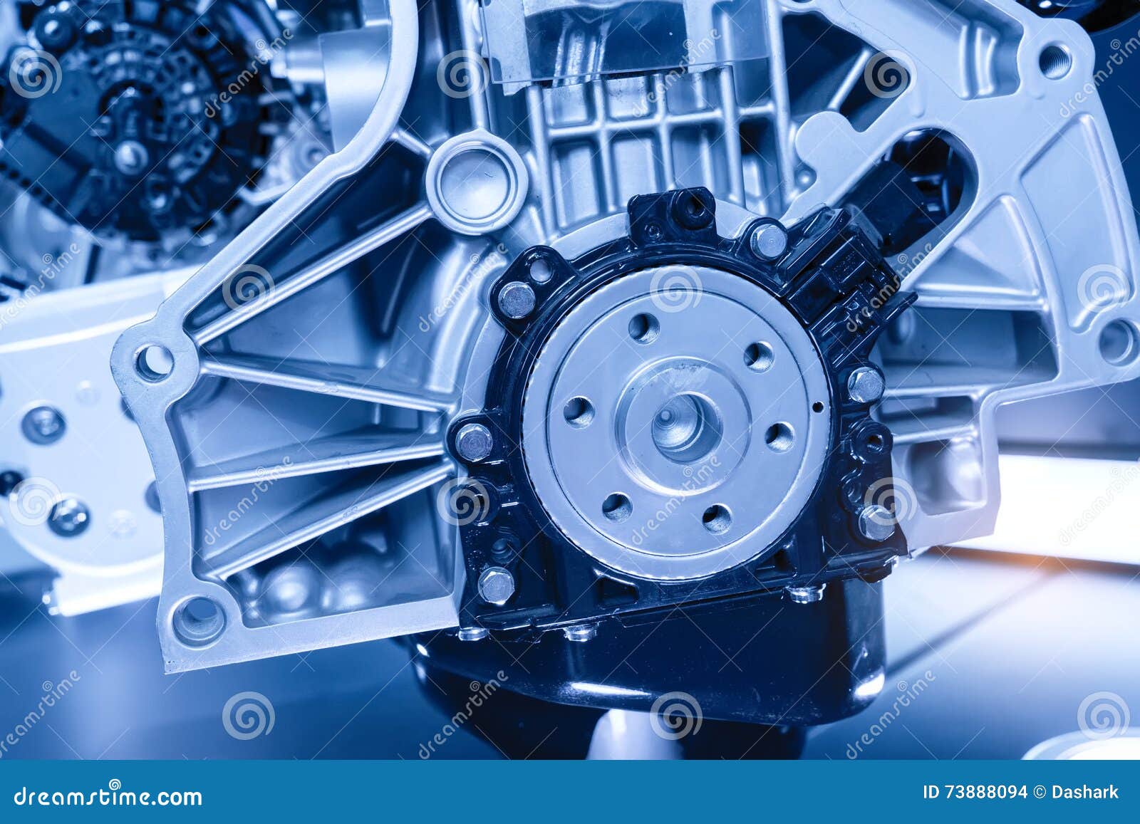 Modern car engine stock photo. Image of cylinder, machine - 73888094