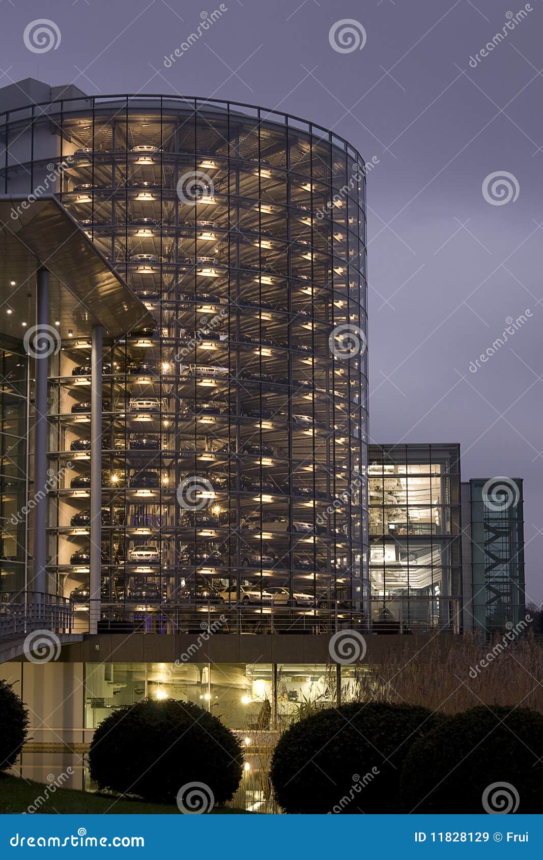 Modern Car Factory Building Stock Image - Image of glass, tech: 11828129