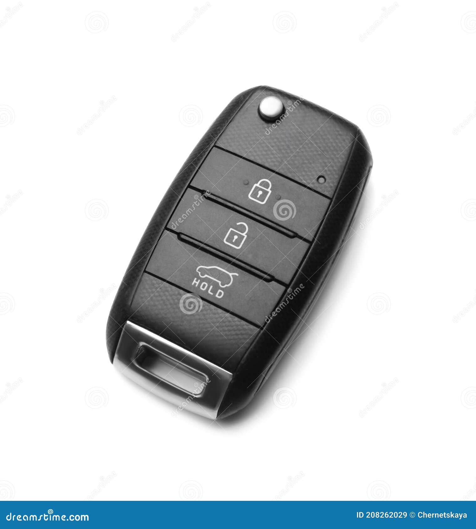 Modern Car Flip Key Isolated on White Stock Image - Image of guard ...