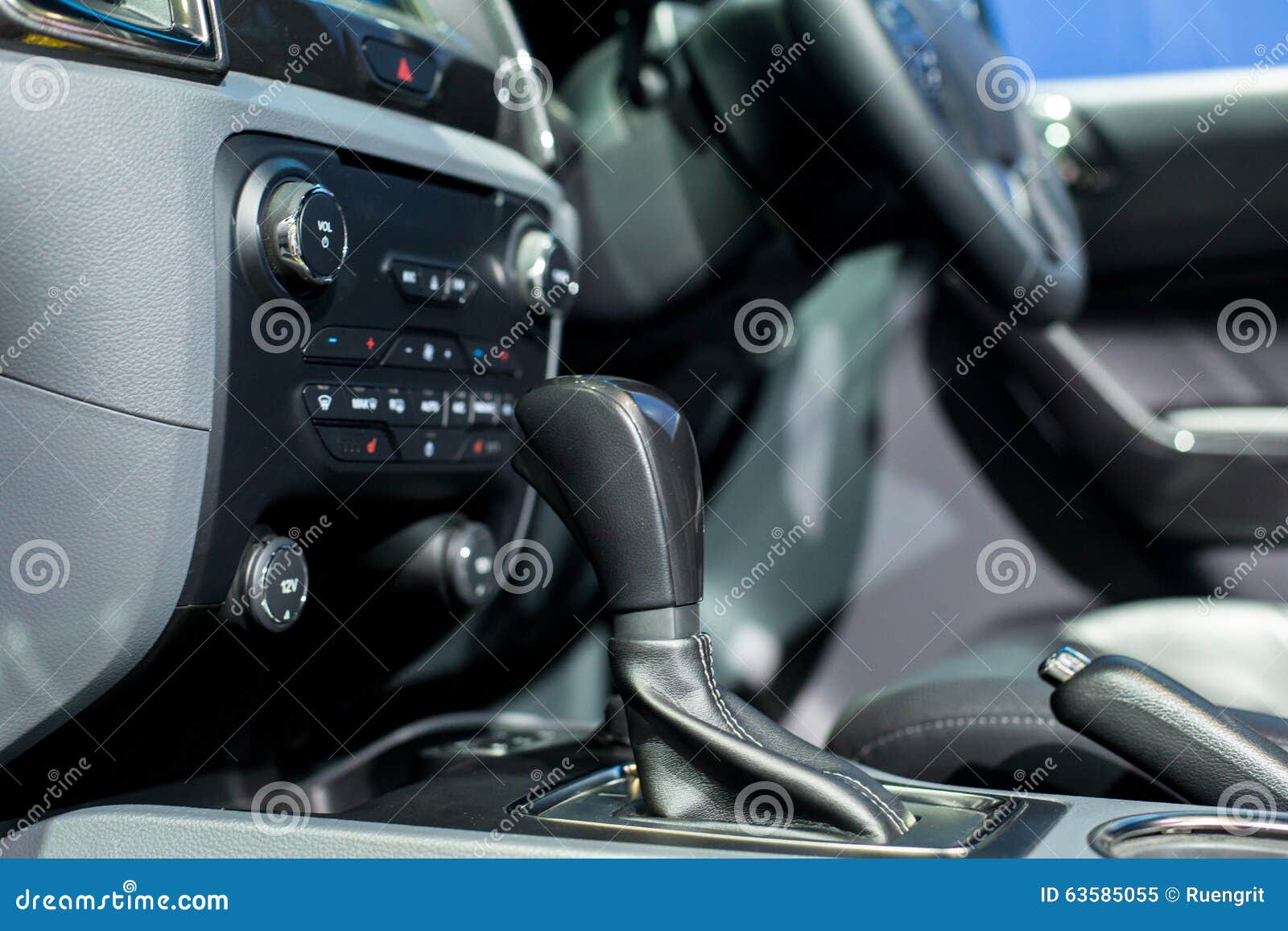 Modern Car Interior, Close Up Photo.Selective Focus Editorial Image ...