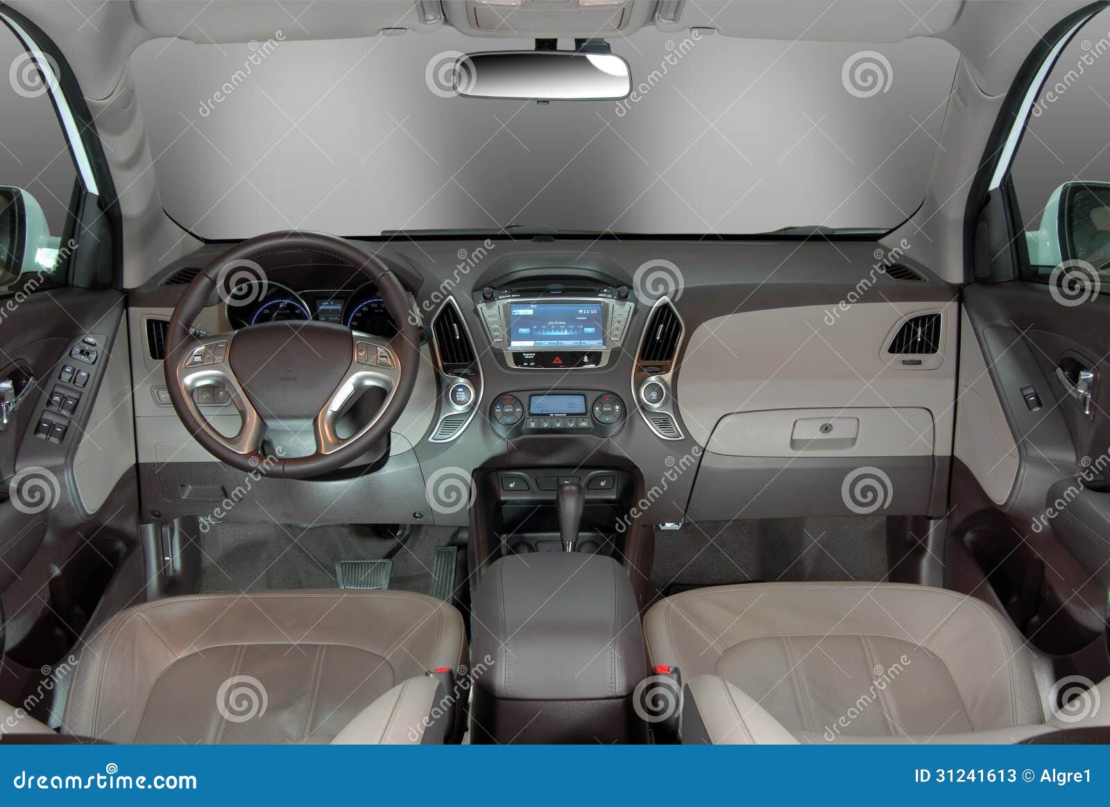 Modern car interior stock image. Image of sport, modern - 31241613