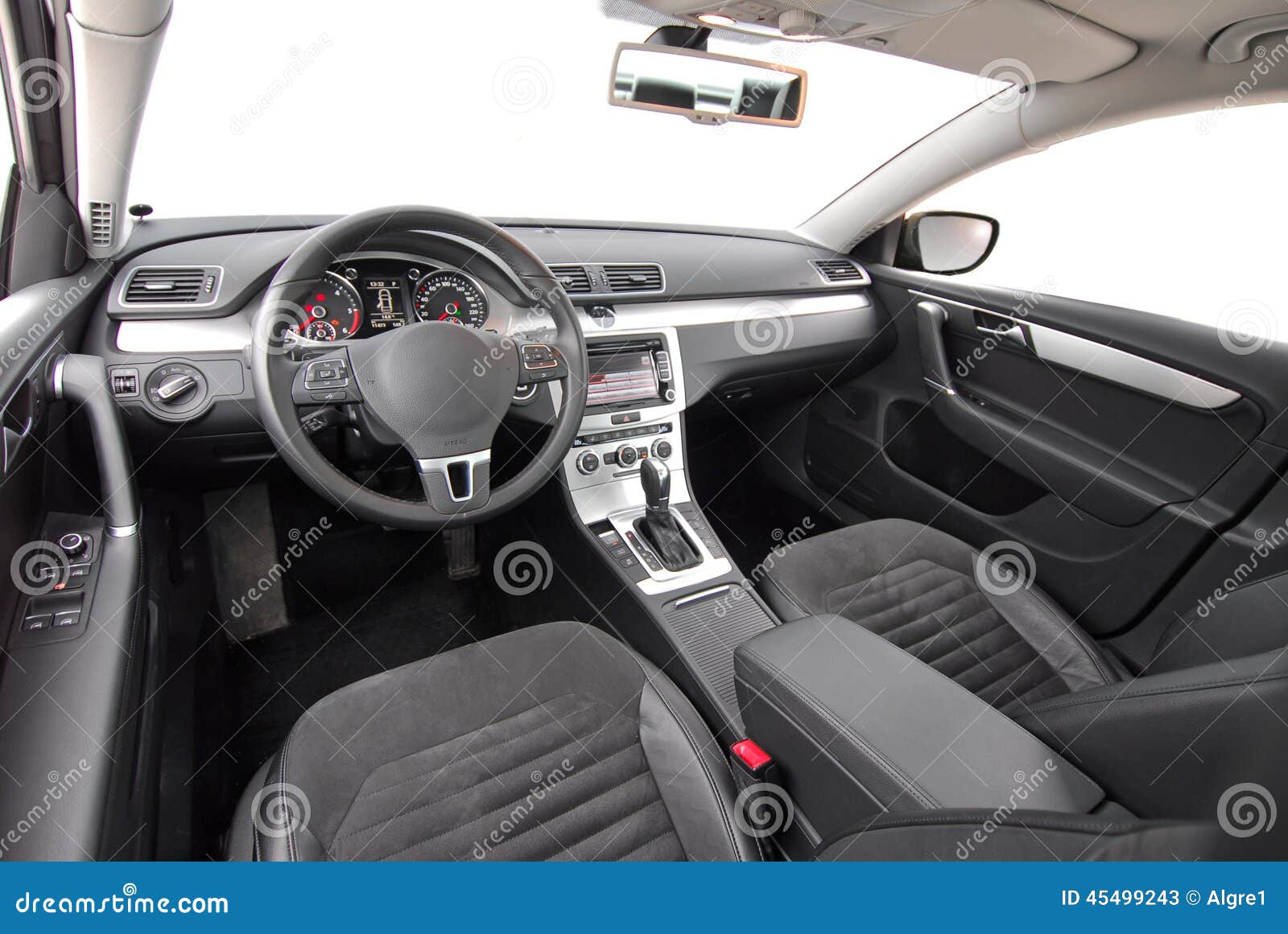 Modern car interior stock image. Image of seat, guidance - 45499243