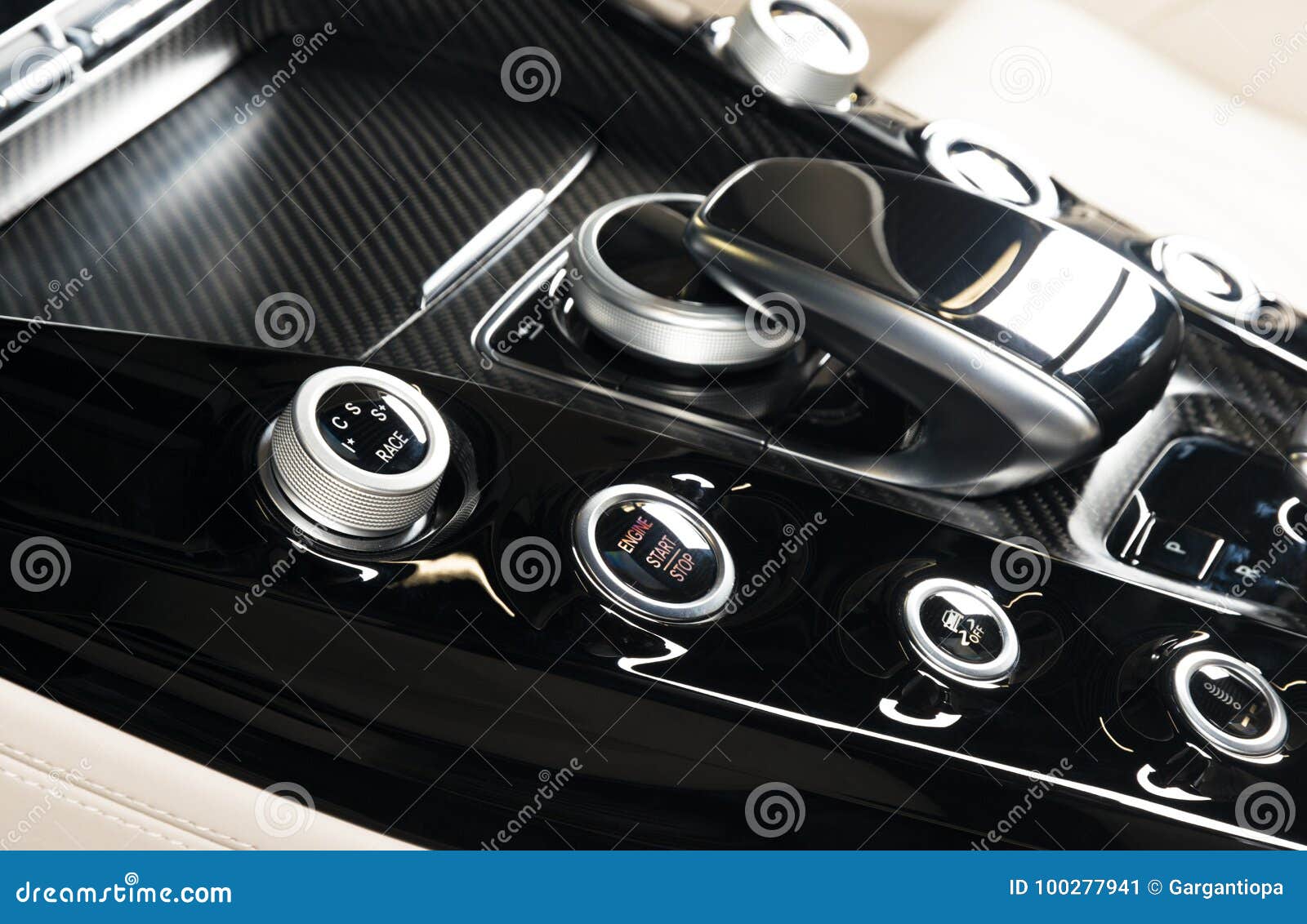 Modern car interior stock image. Image of fast, concept - 100277941
