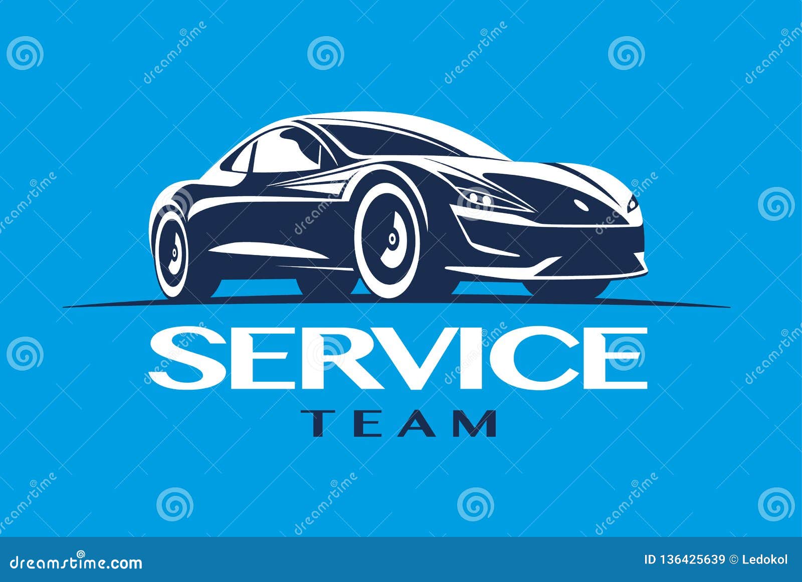 Modern Car Logo Template. Vector Illustration. Stock Vector ...