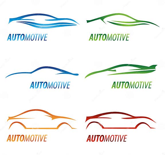 Modern car logos stock vector. Illustration of shape - 19679225