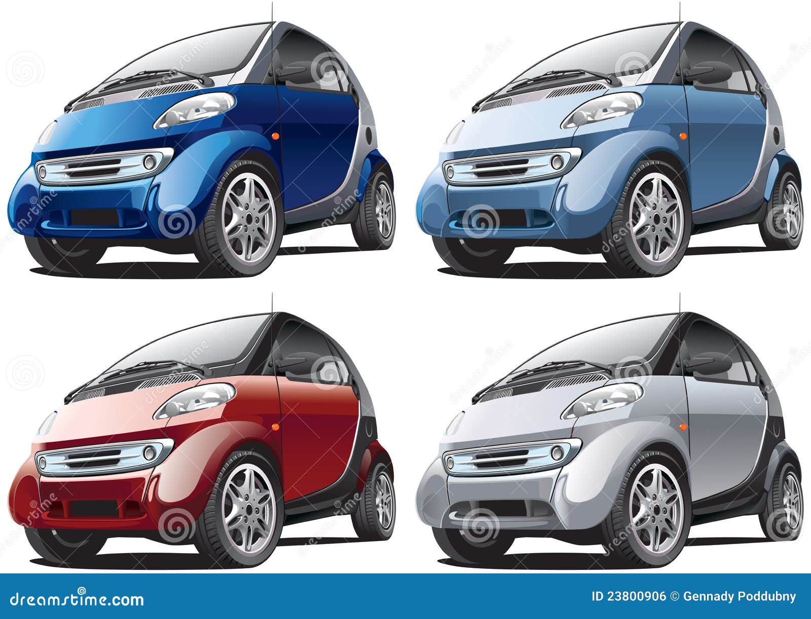 Modern Smart Car stock vector. Illustration of realistic - 23800906