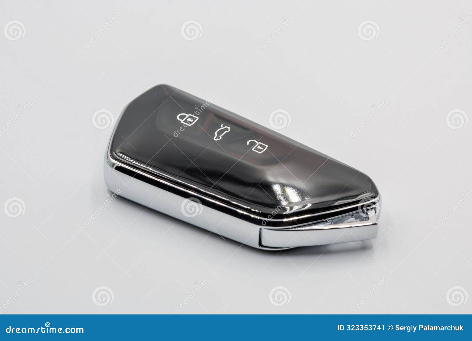 Modern Car Proximity Key Closeup Stock Image - Image of electronic ...