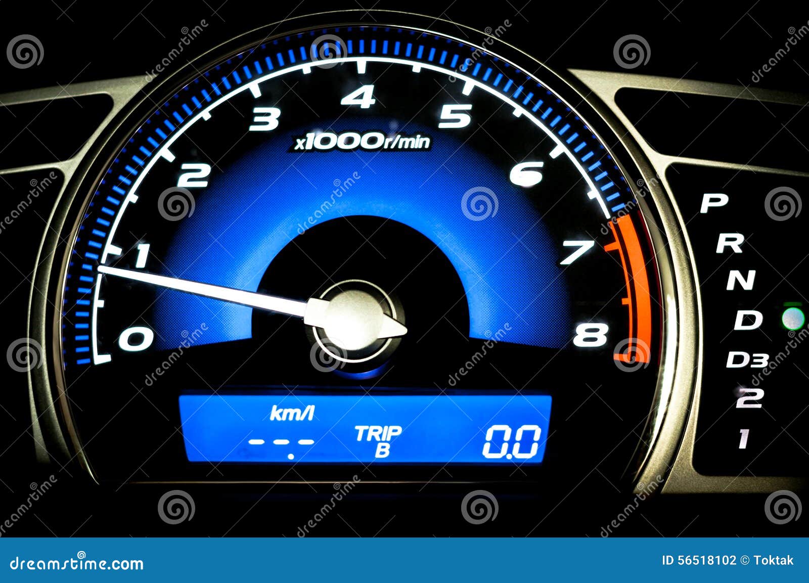 Modern car speedometer stock photo. Image of cluster - 56518102