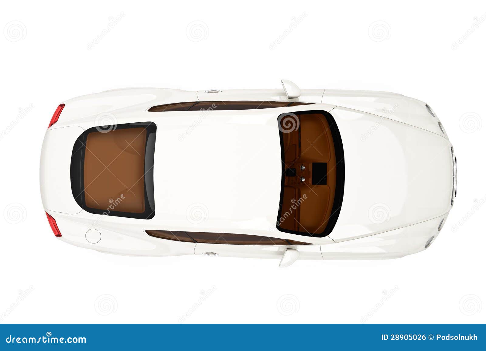 Modern car top view stock illustration. Image of fast - 28905026