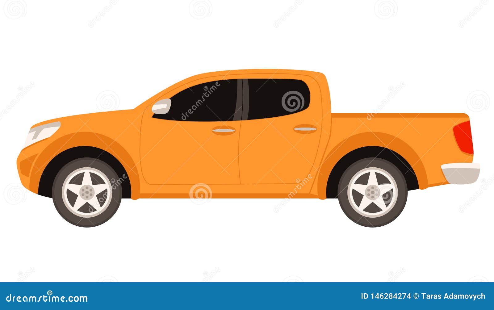 Modern Car,vector Illustration , Flat Style,profile Stock Vector ...