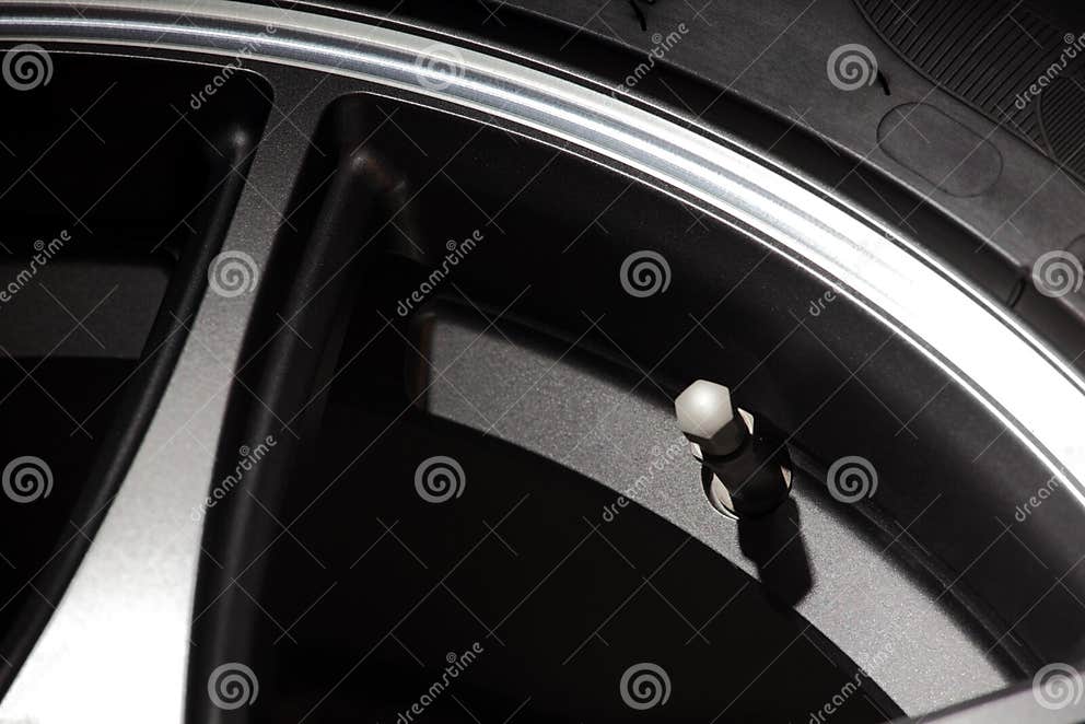 Modern car whell close-up. stock photo. Image of detail - 22195572