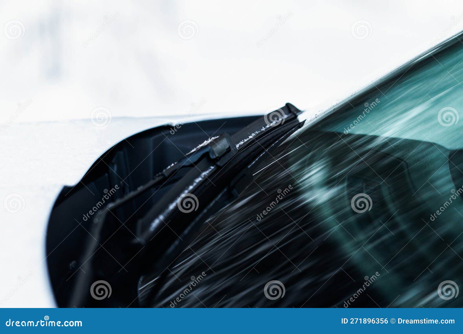 Modern Car Windscreen Wiper. Stock Photo - Image of automotive, dirty ...