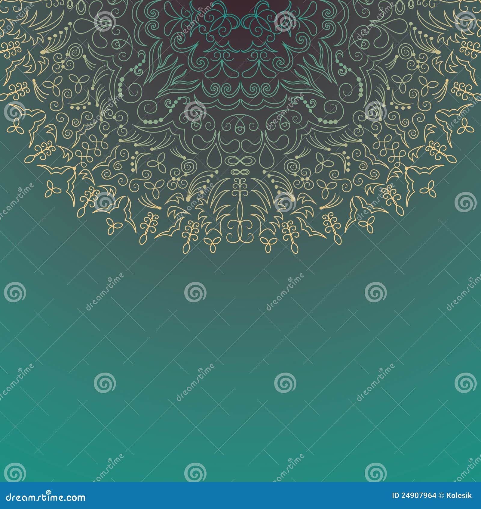 Modern card stock vector. Illustration of filigree, fashion - 24907964