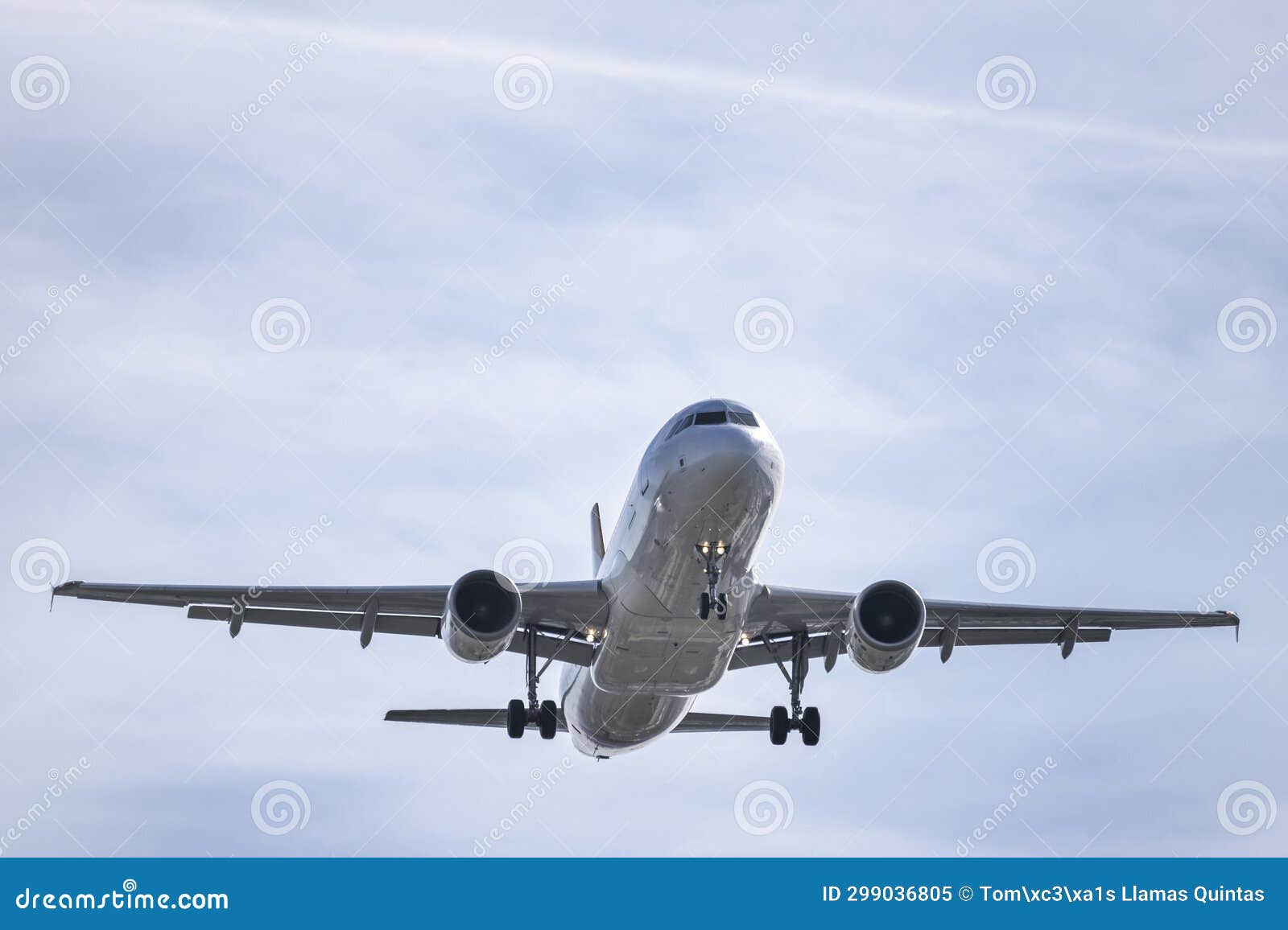 A Modern Cargo Plane Coming Down To Land Stock Image - Image of fast ...