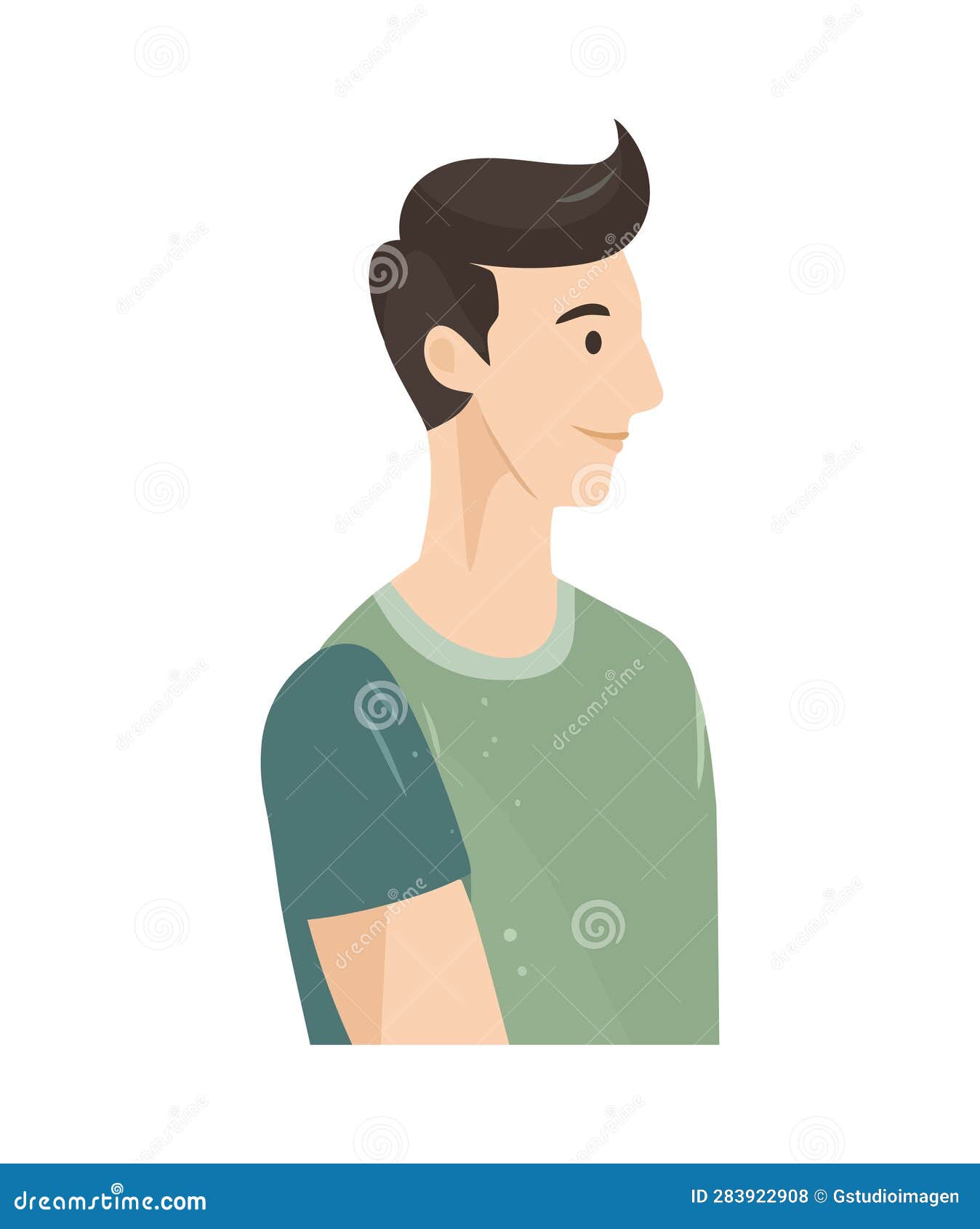 Modern cartoon avatar fun stock vector. Illustration of happy - 283922908