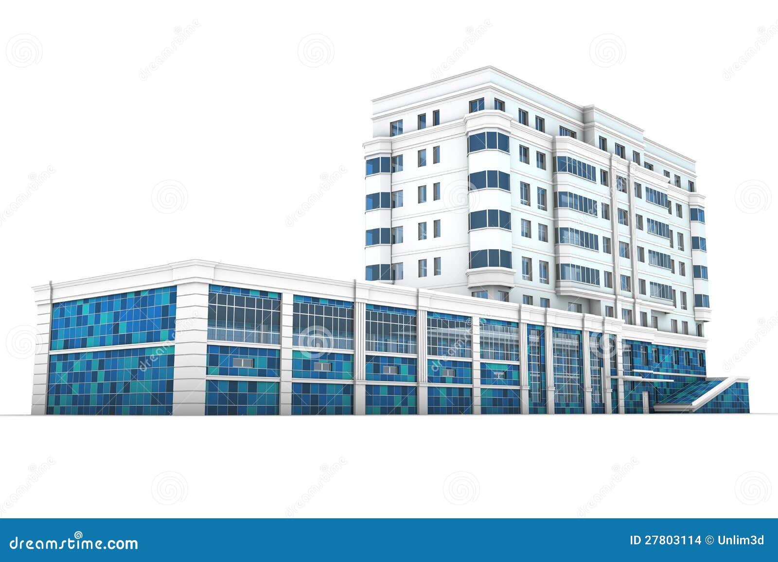 Cartoon Buildings Set. House Exteriors. Different Colors And Styles ...