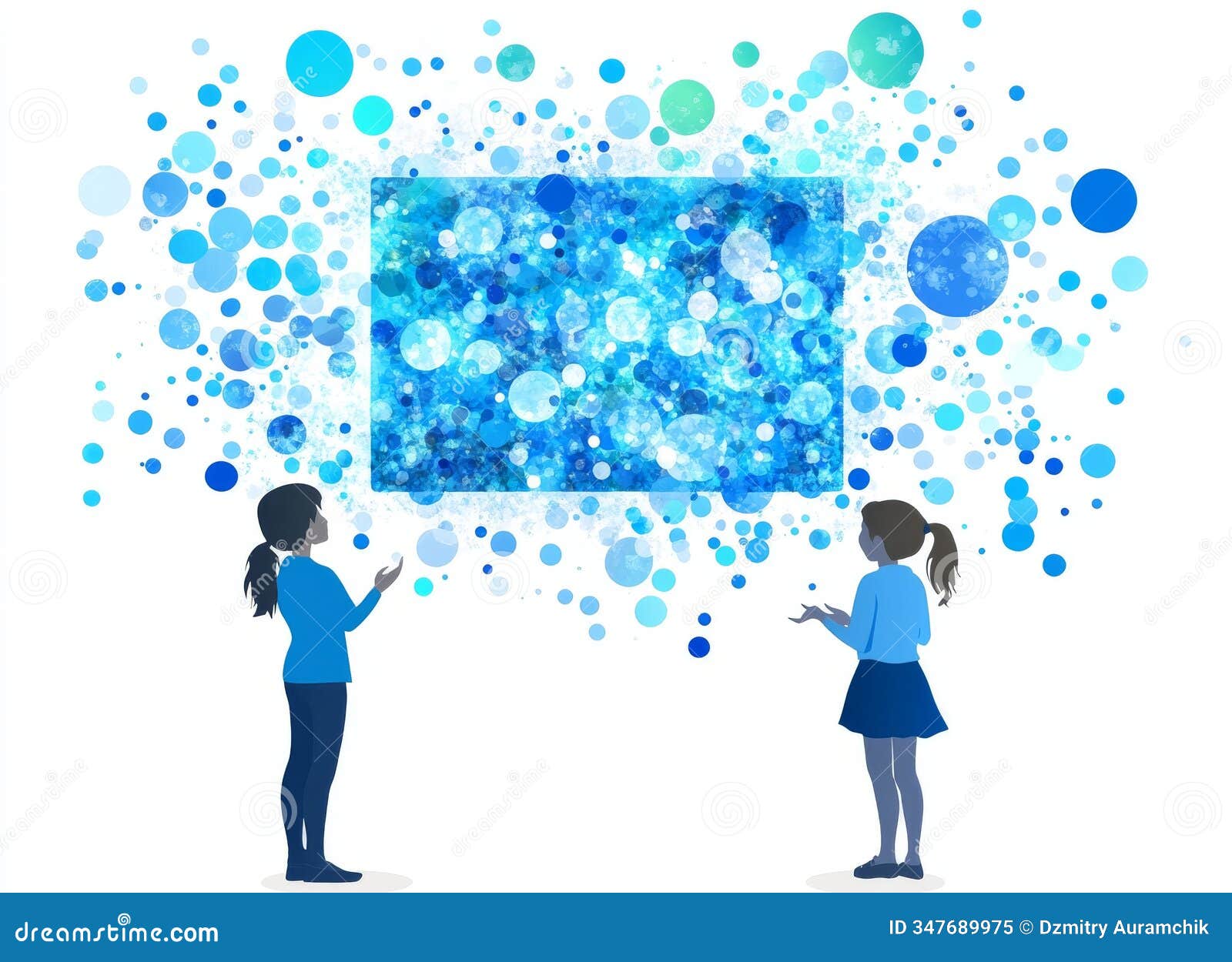 Modern Cartoon Illustrations of Isolated Project Management Software ...