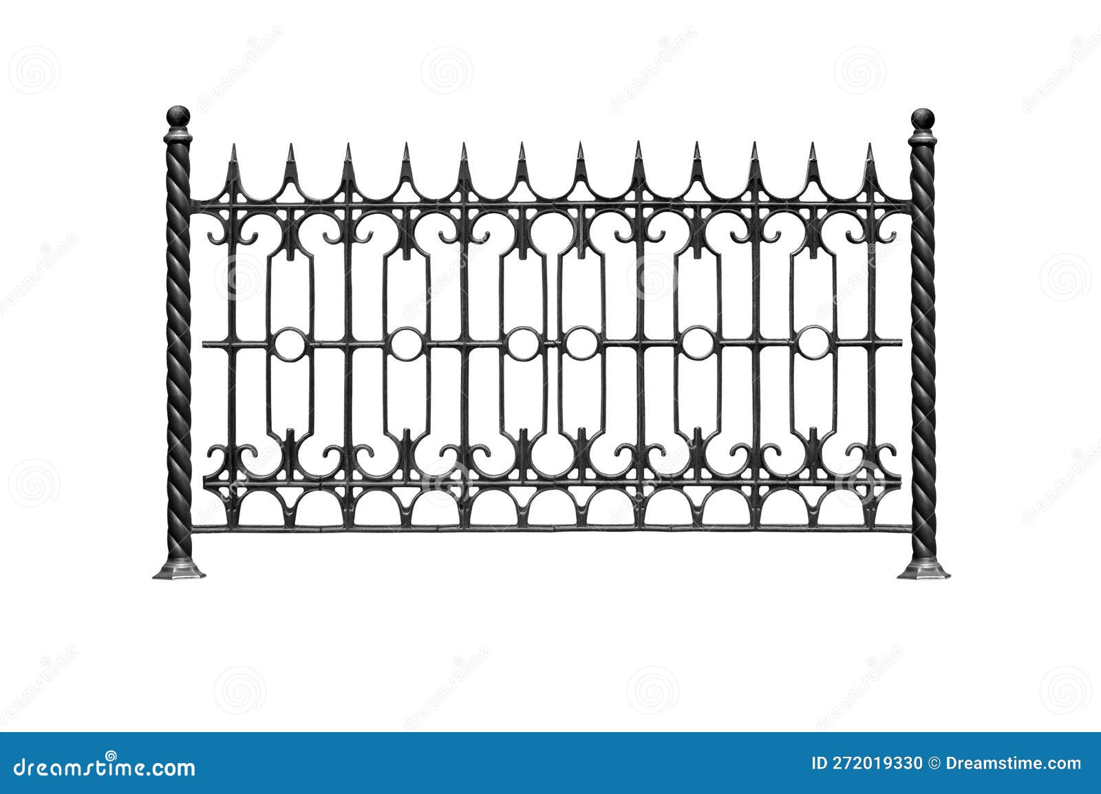 Modern Cast Fence, Railing Royalty-Free Stock Photo | CartoonDealer.com ...
