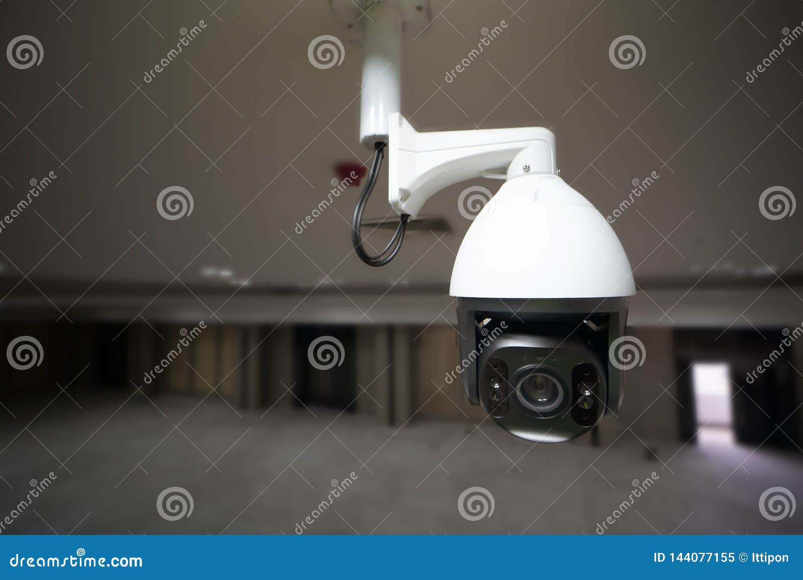 Modern CCTV camera stock image. Image of privacy, management - 144077155