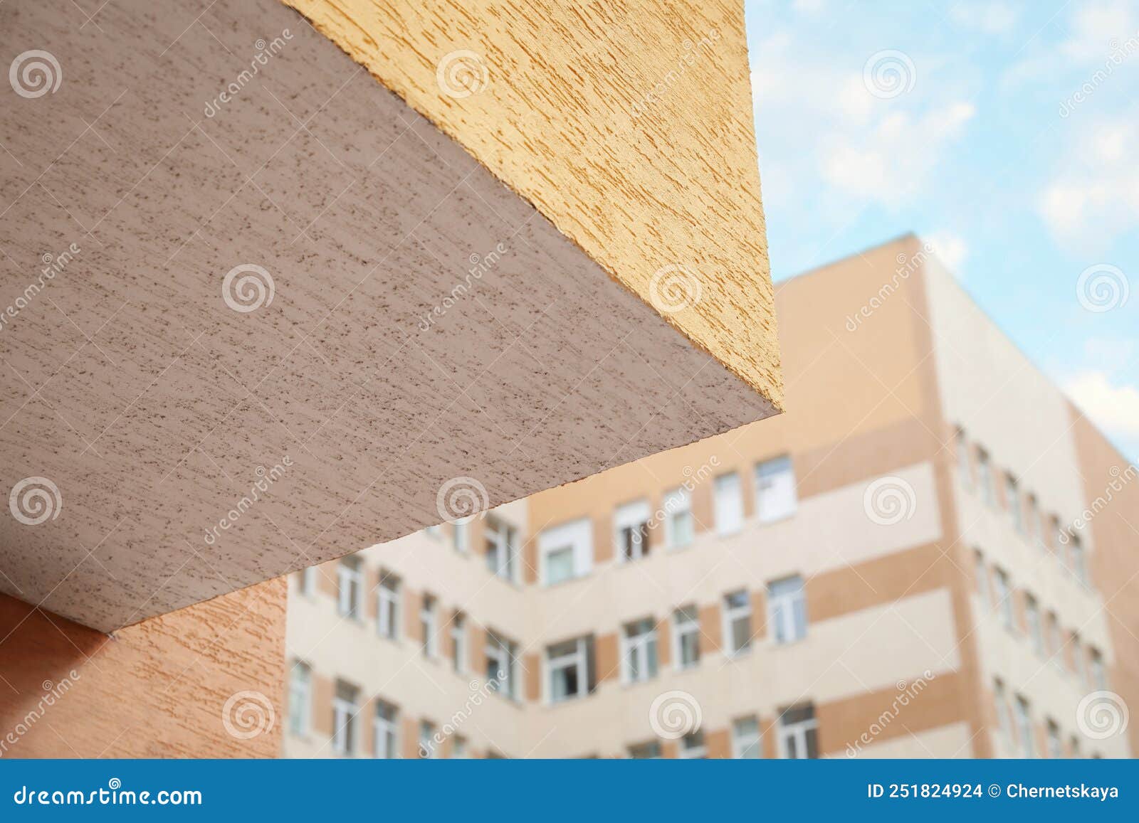 Modern CCTV Security Camera on Building Exterior. Space for Text Stock ...